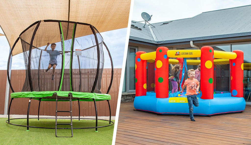 Trampolines vs Inflatables: Which is Best for Your Backyard? – Lifespan ...