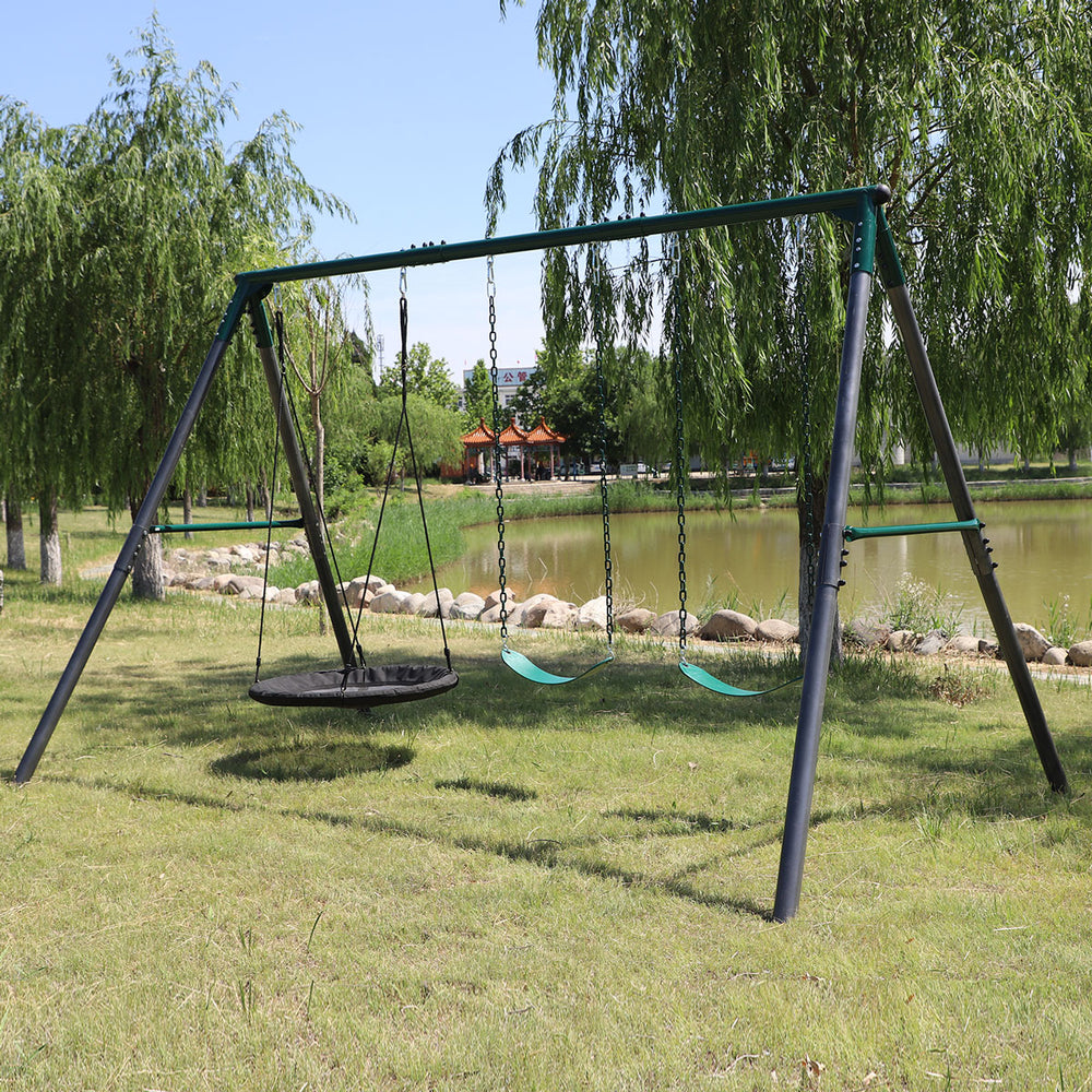 Titan Commercial Steel Swing Set – Lifespan Kids