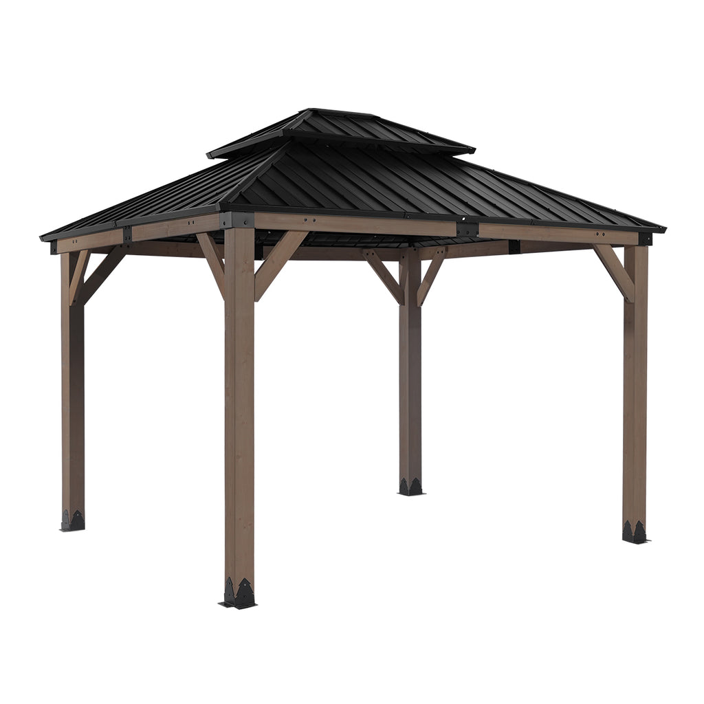 Yardtopia Maryborough AU ENGINEERED 3m x 3m Timber & Steel Gazebo ...
