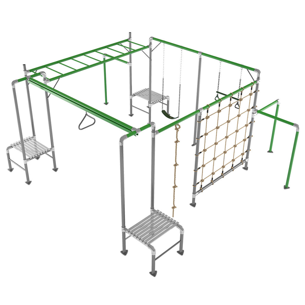 Lifespan Kids Junior Jungle Madagascar Monkey Bars, Flying Fox, Swing ...