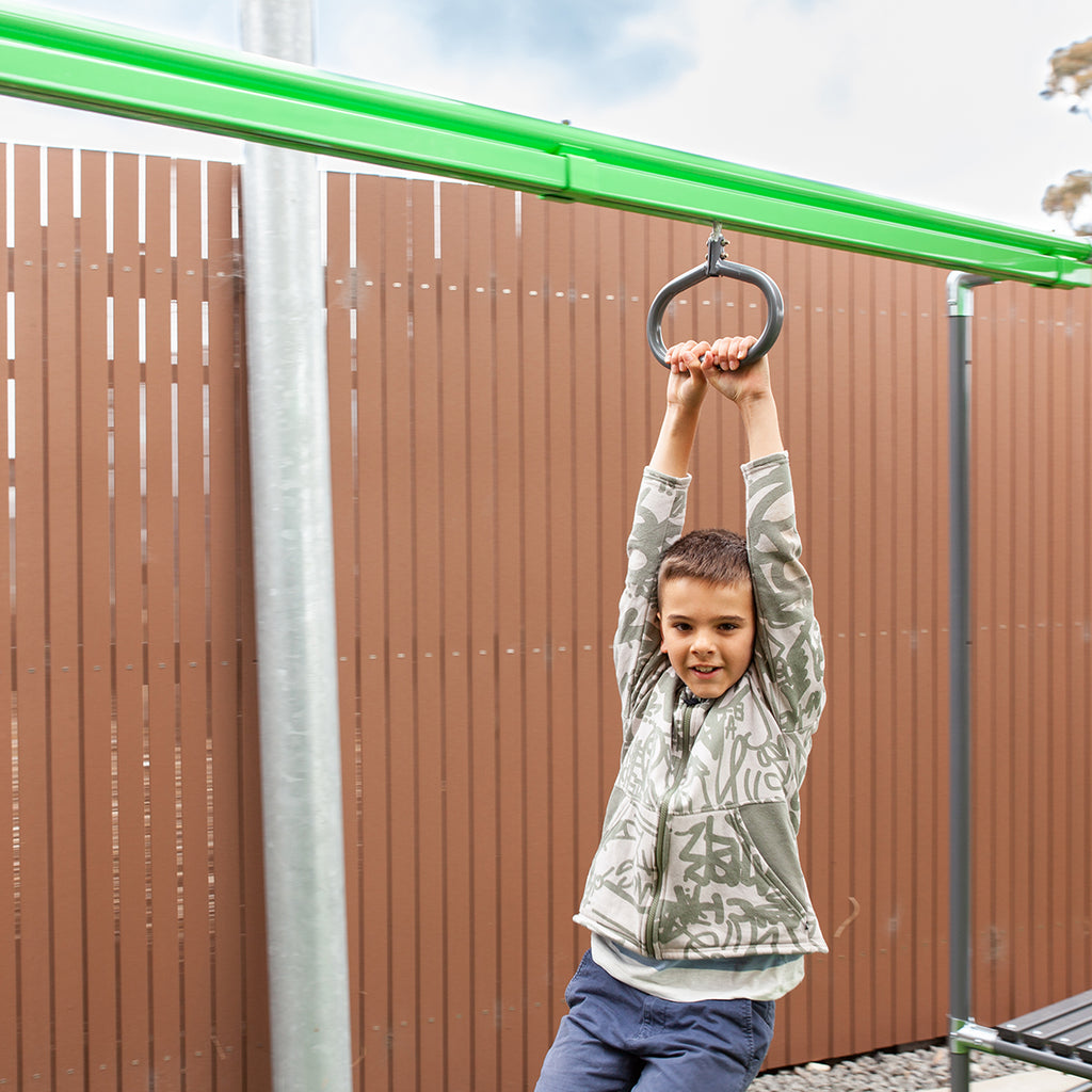 Lifespan Kids Junior Jungle Tarzan Monkey Bars & Flying Fox Play Set